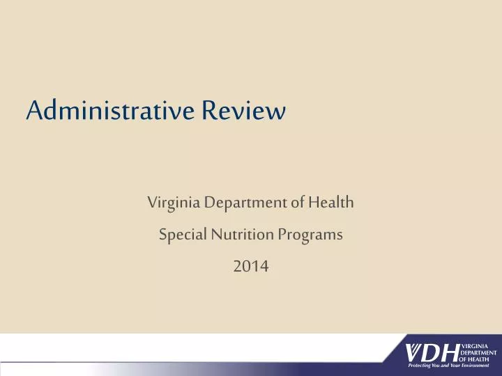 PPT - Administrative Review PowerPoint Presentation, free download - ID ...