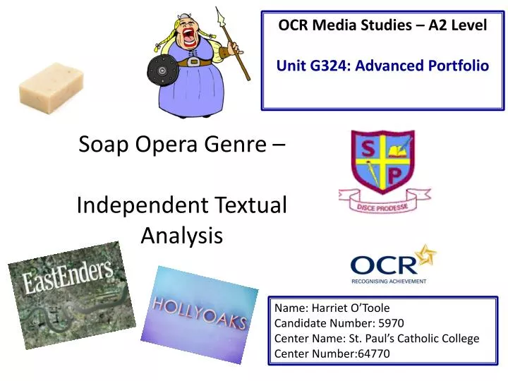 PPT - Soap Opera Genre – Independent Textual Analysis PowerPoint ...