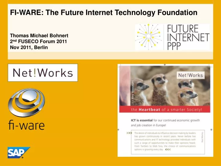 PPT - FI-WARE: The Future Internet Technology Foundation PowerPoint ...