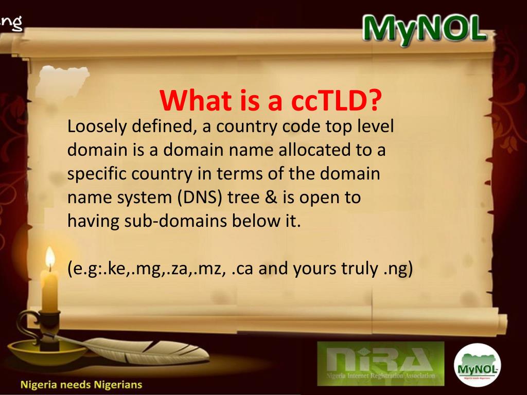 PPT - Importance of ccTLDs in the Society – Nigeria and You. PowerPoint ...