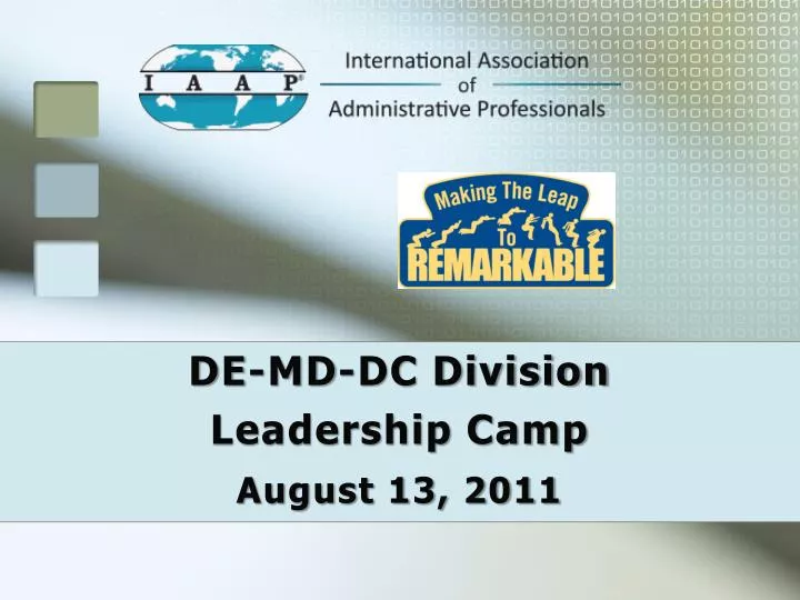 PPT - Leadership Camp PowerPoint Presentation, free download - ID:1638052