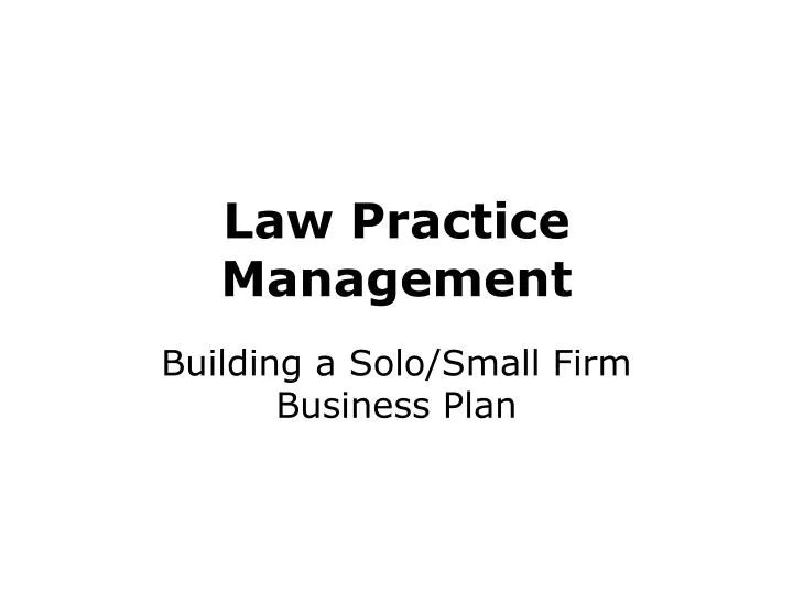 PPT - Law Practice Management PowerPoint Presentation, free download ...