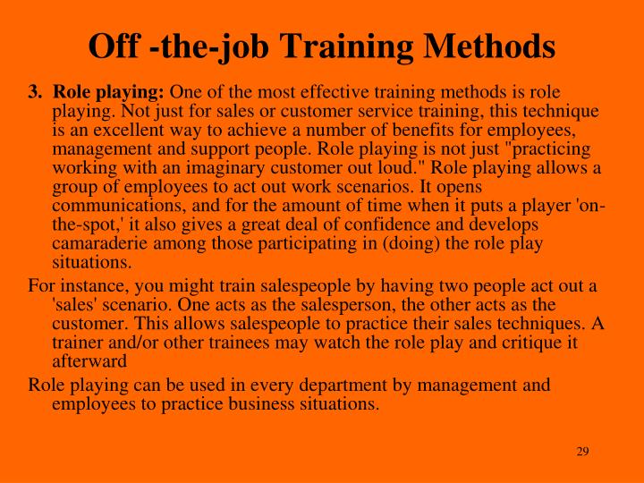 PPT - Chapter-7(Seven ) Methods of Training PowerPoint Presentation ...