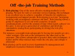 PPT - Chapter-7(Seven ) Methods of Training PowerPoint Presentation ...