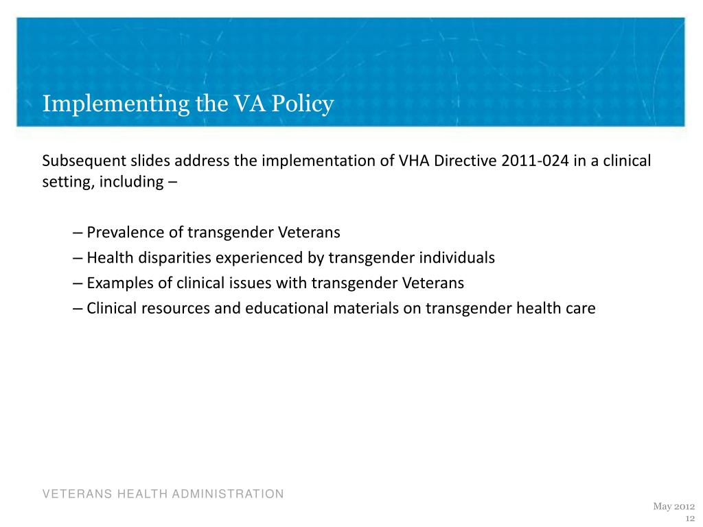 PPT - Implementing VHA Directive 2011-024: An Overview for PACT Teams ...