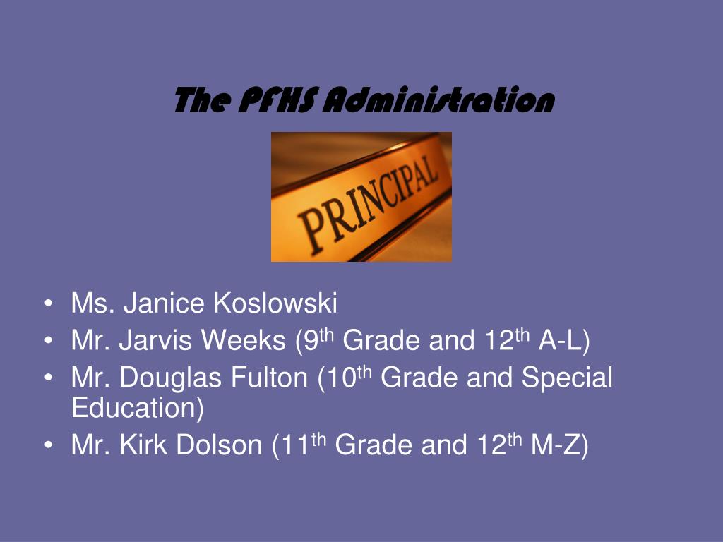 PPT - POTOMAC FALLS HIGH SCHOOL PRESENTS WELCOME! Class of 2015 ...