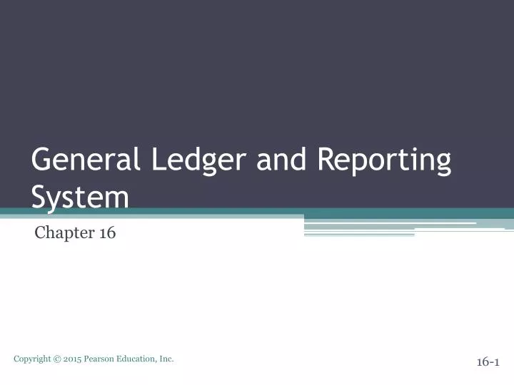 PPT - General Ledger and Reporting System PowerPoint Presentation, free ...