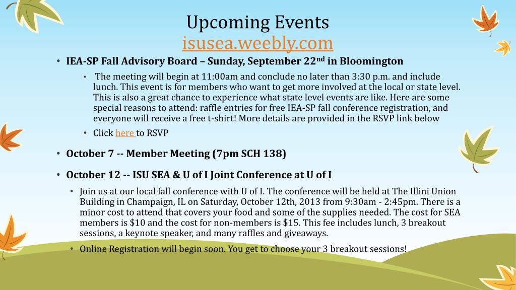 PPT - Welcome to the 1 st ISU SEA Member Meeting PowerPoint ...
