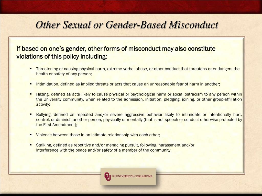 PPT - Comprehensive Training on Sexual Harassment and Gender ...