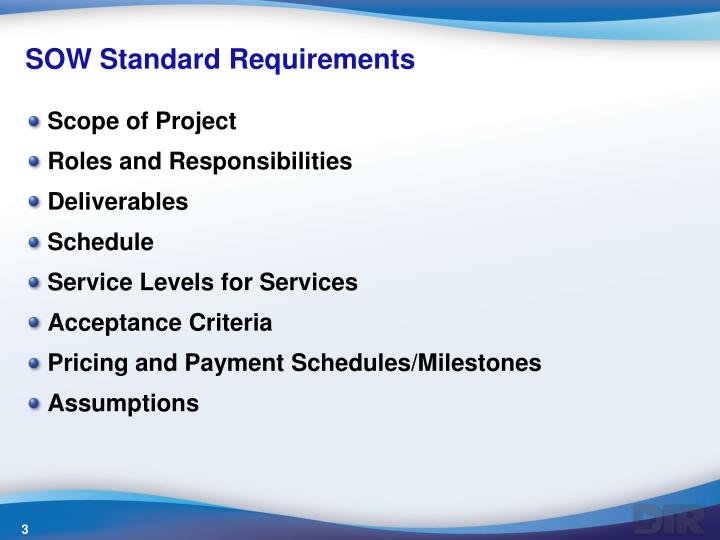 PPT - Writing an Effective Statement of Work (SOW) PowerPoint ...