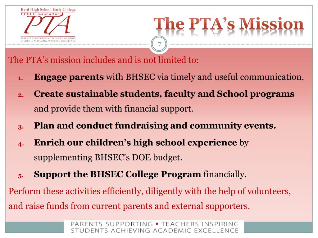 PPT - Mission, Performance, and Goals Presentation to the 2012-2013 PTA ...