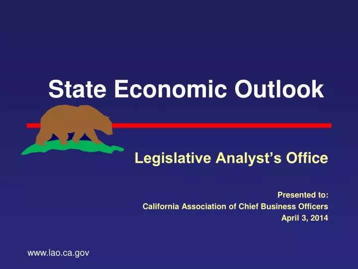 PPT - State Economic Outlook PowerPoint Presentation, free download ...