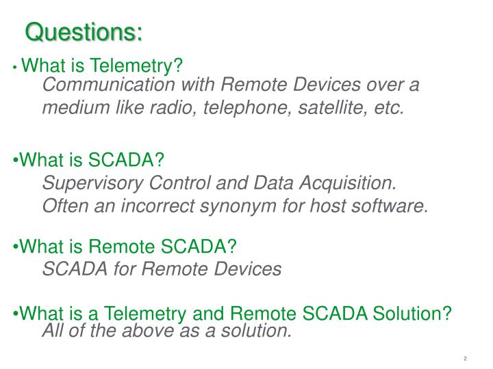 PPT - Telemetry and Remote SCADA Solutions PowerPoint Presentation - ID ...