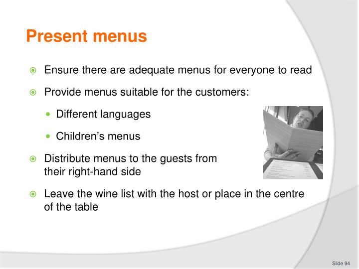 PPT - PROVIDE FOOD AND BEVERAGE SERVICES PowerPoint Presentation - ID ...