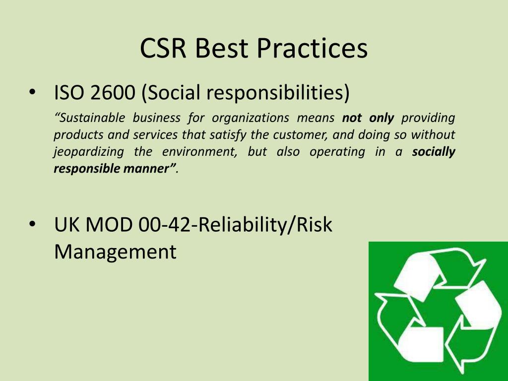 PPT - Corporate Social Responsibility PowerPoint Presentation, free ...
