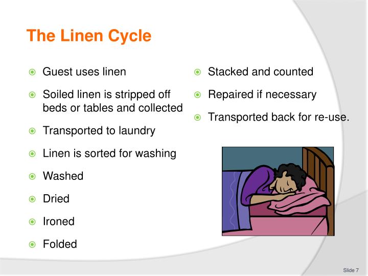 PPT - LAUNDER LINEN AND GUESTS’ CLOTHES PowerPoint Presentation - ID ...