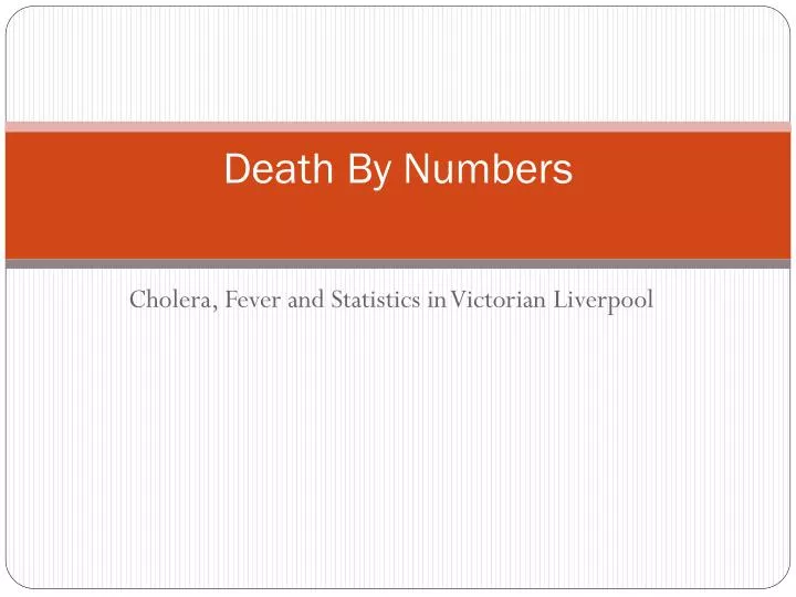 PPT - Death By Numbers PowerPoint Presentation, free download - ID:1640815