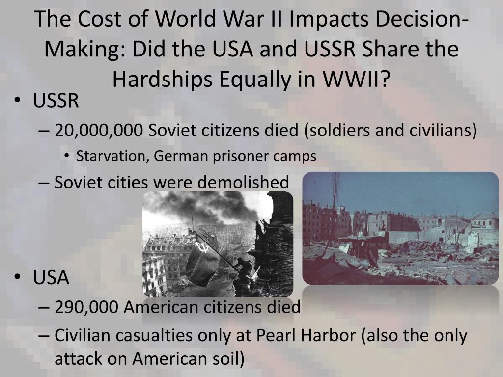 PPT - How did the United States and the Soviet Union become Cold War ...