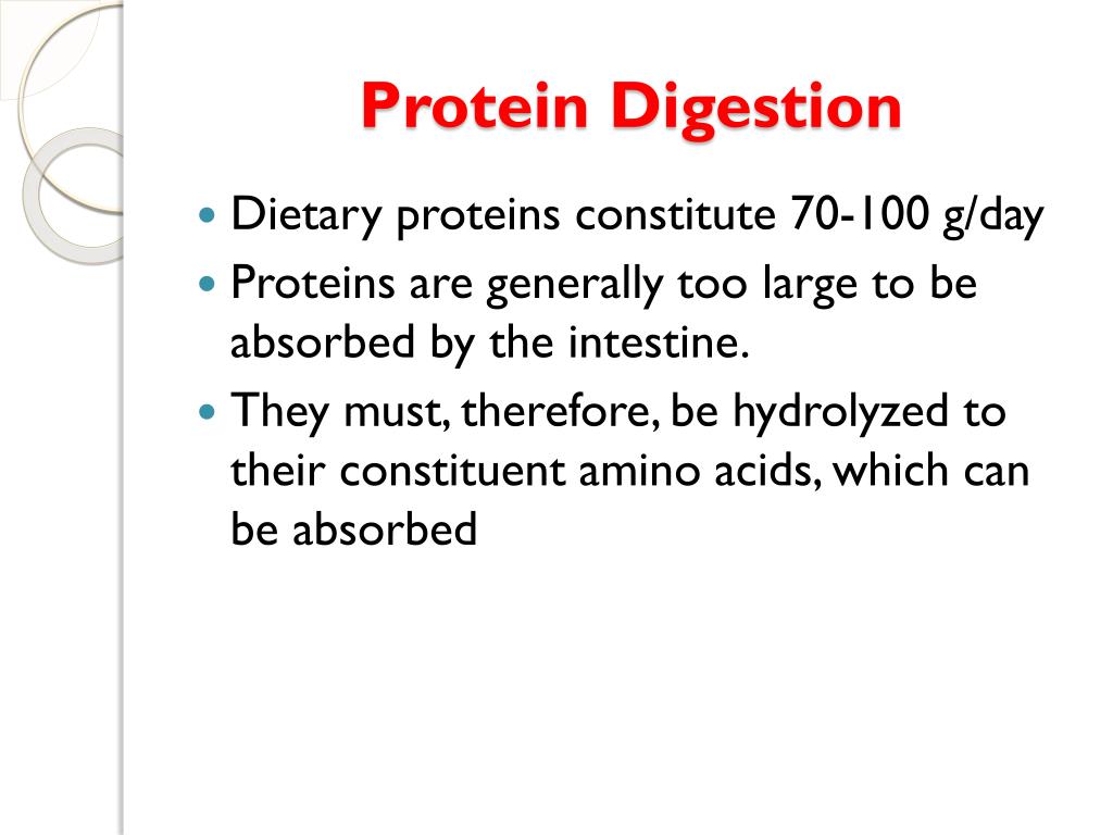 PPT - Biochemical Aspects of Digestion of Proteins & Carbohydrates ...