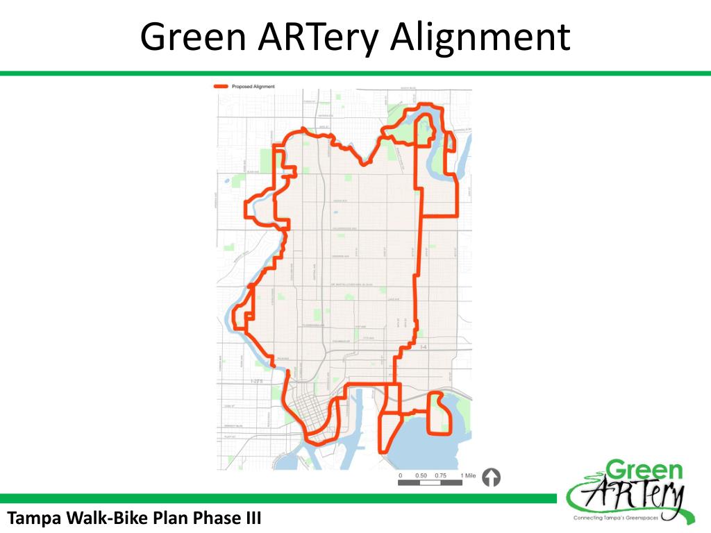 PPT - Tampa Walk-Bike Plan Phase III: New Tampa & Green ARTery ...