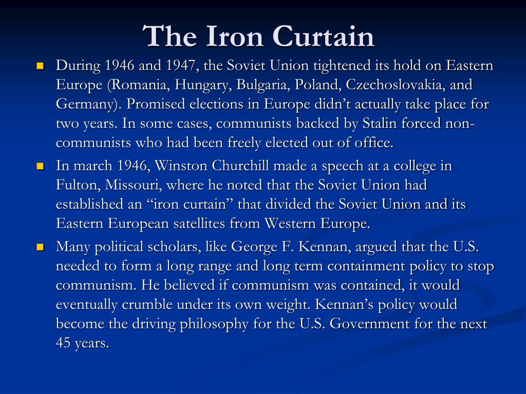 PPT - LECTURE #21: ORIGINS OF THE COLD WAR & 1950s AMERICA (1945-1961 ...