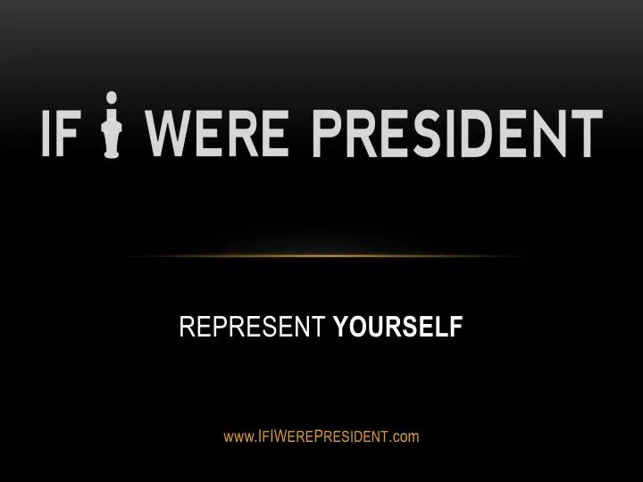 PPT - Represent yourself PowerPoint Presentation, free download - ID ...