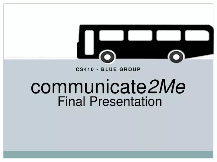PPT - Final Presentation PowerPoint Presentation, free download - ID ...
