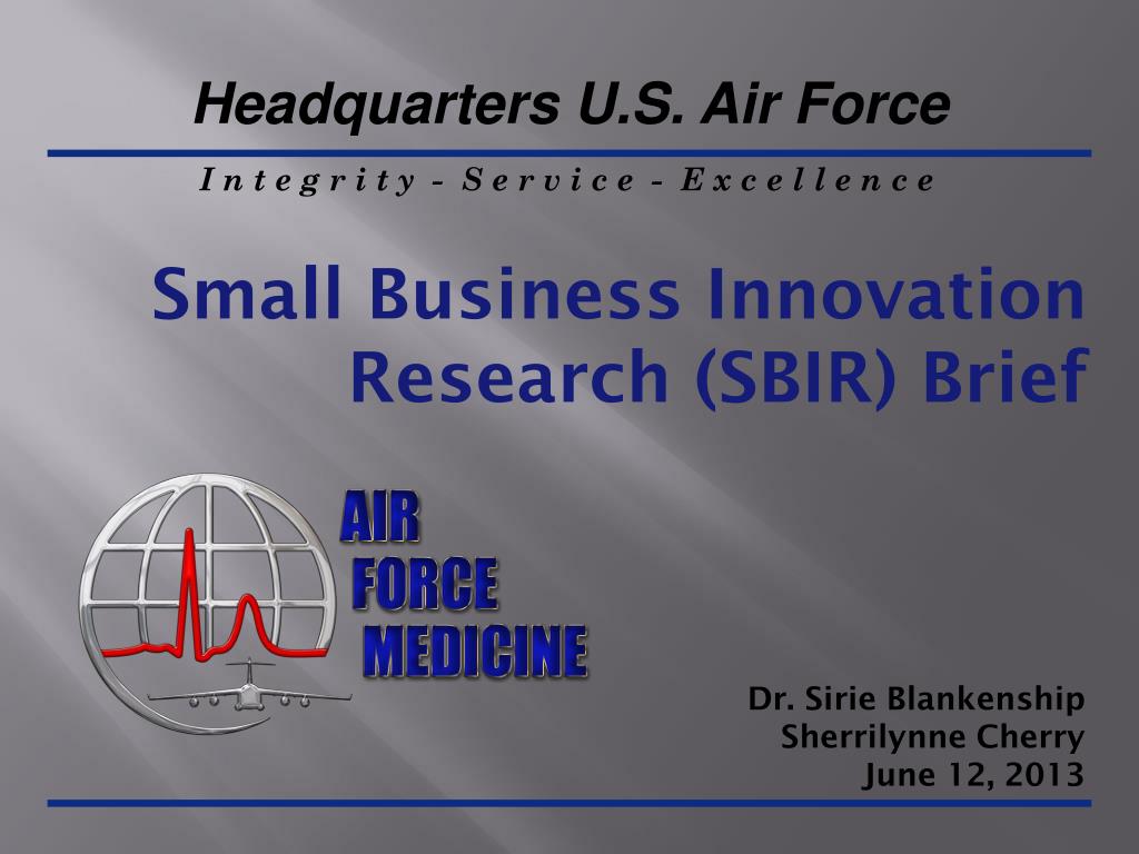 PPT - Small Business Innovation Research (SBIR) Brief PowerPoint ...