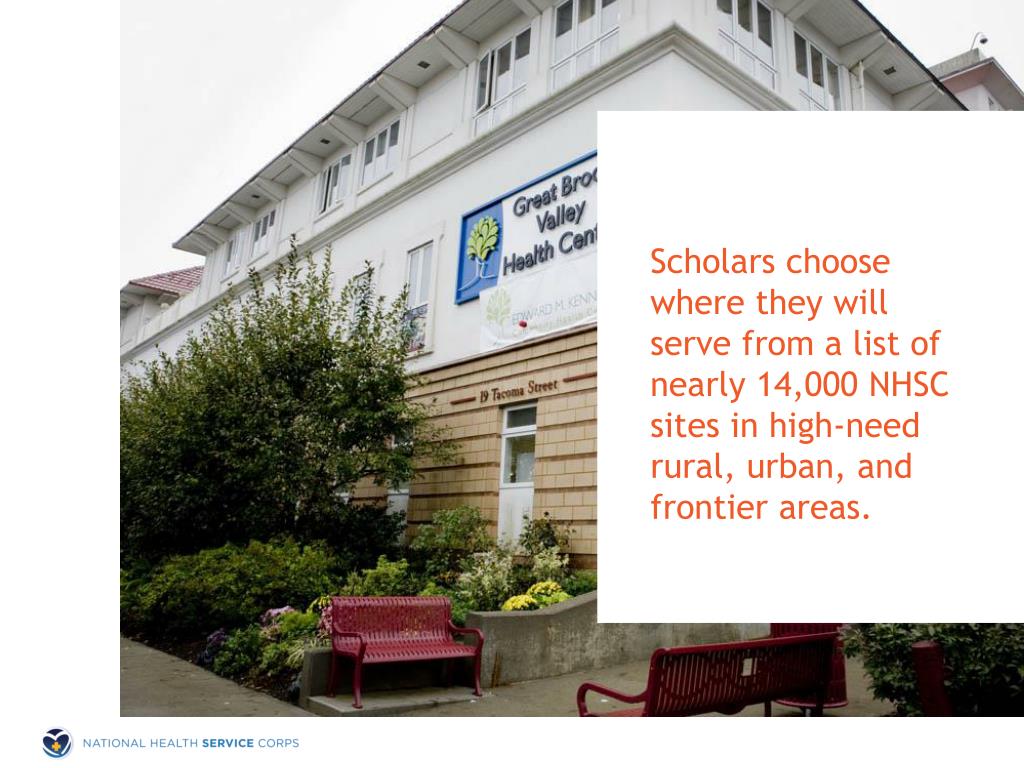 PPT - The National Health Service Corps (NHSC) PowerPoint Presentation ...