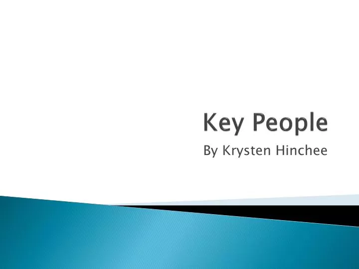 PPT - Key People PowerPoint Presentation, free download - ID:1641982