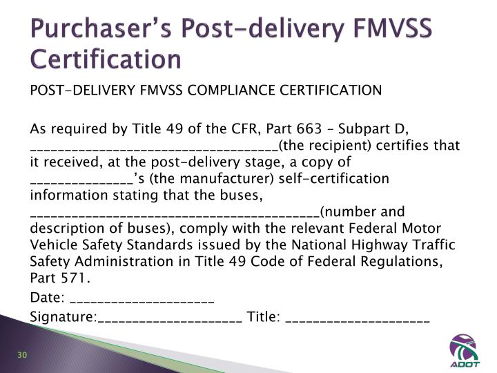 PPT - FTA Bus Procurement Requirements PowerPoint Presentation - ID:1642034