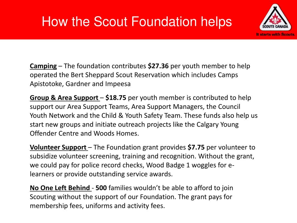 PPT - Scouts Canada – Chinook Council 2012-2013 Annual Report ...