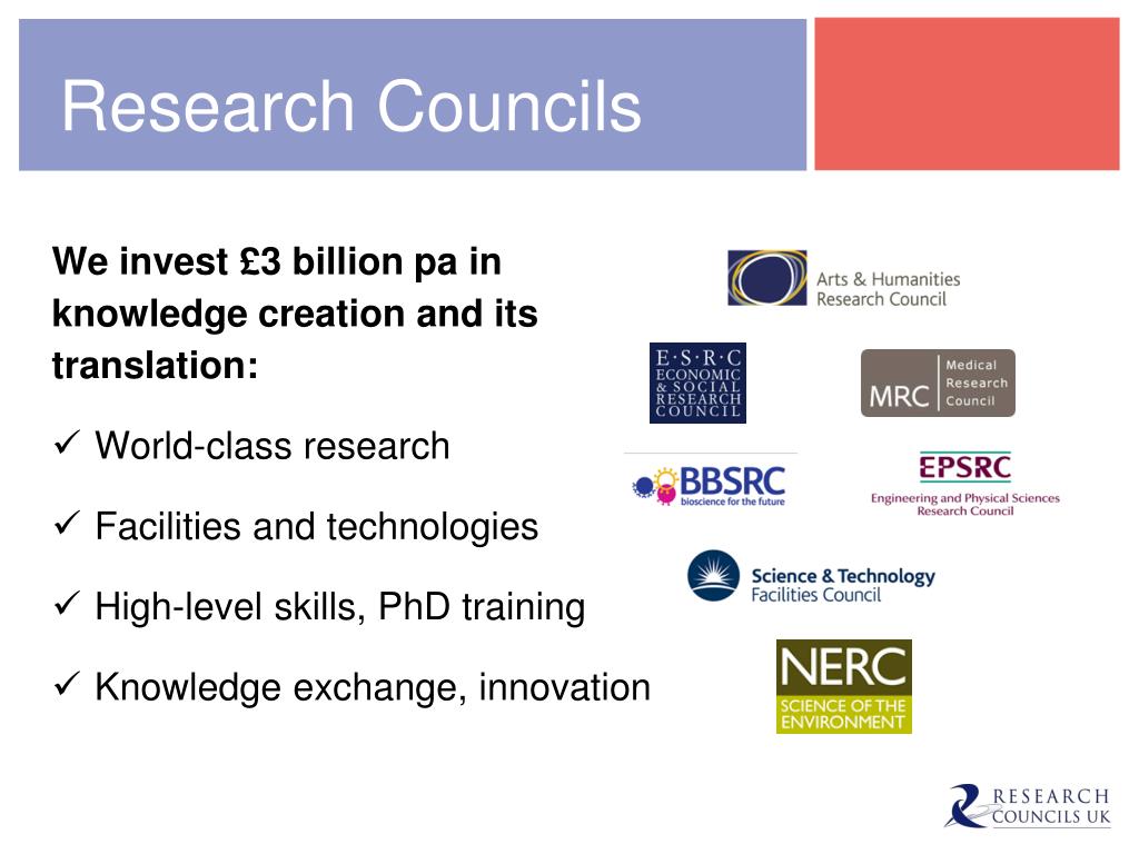 PPT - Research Councils UK Investing in Excellence with Impact ...