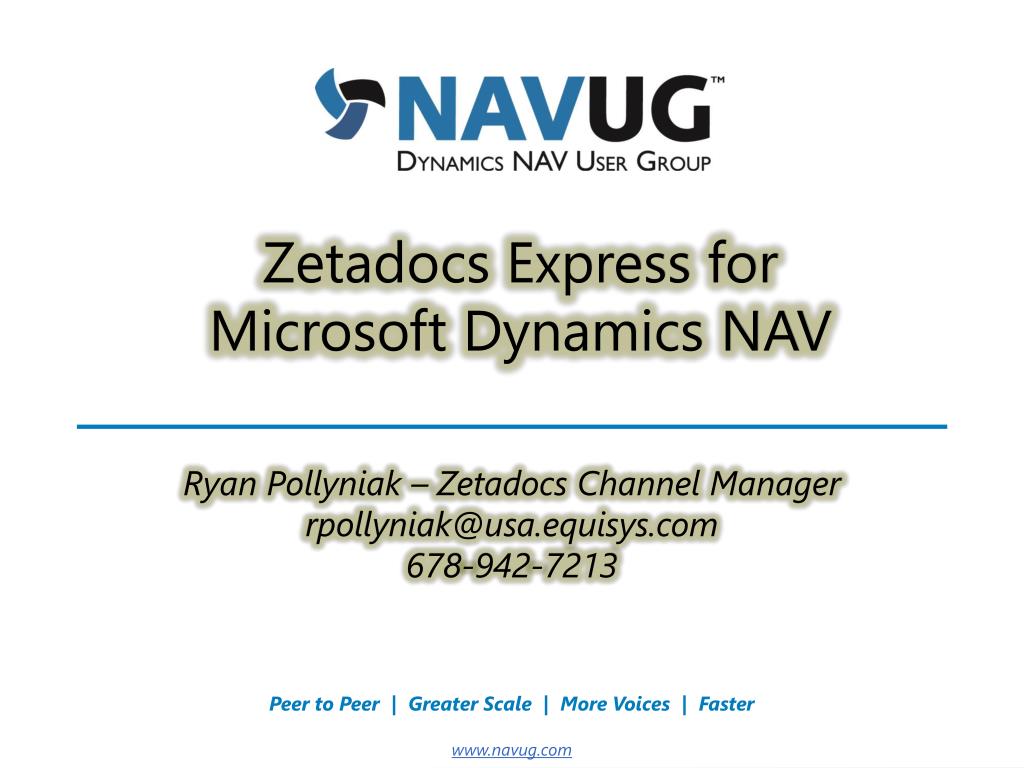 PPT - Zetadocs Express for Microsoft Dynamics NAV PowerPoint ... PPT - Zetadocs Express for Microsoft Dynamics NAV PowerPoint ...