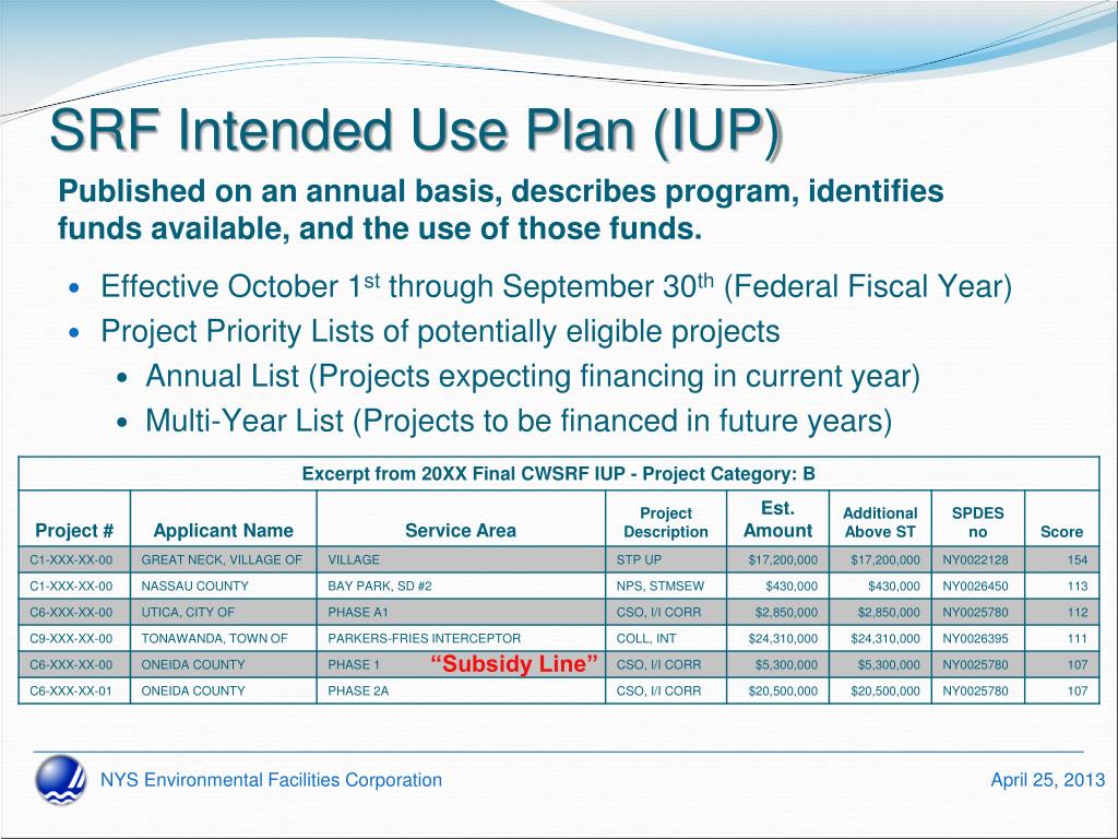 PPT - New York State Environmental Facilities Corporation PowerPoint ...