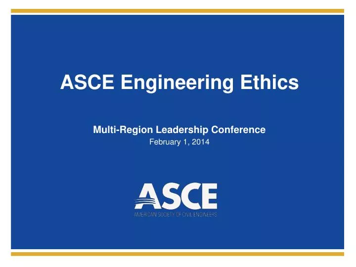 Asce code of ethics - lasopaprofessor