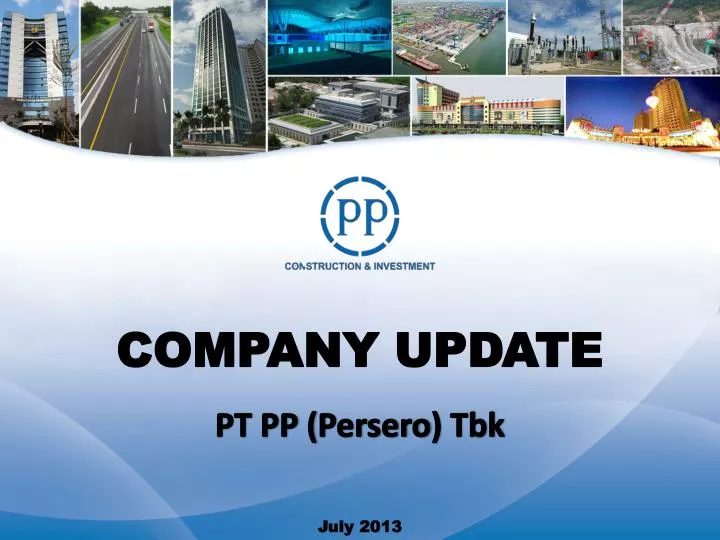 PPT - COMPANY UPDATE PowerPoint Presentation, free download - ID:1642674