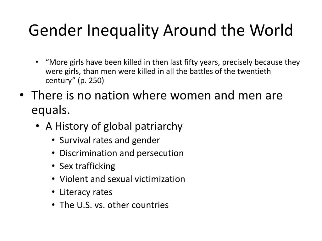 Ppt Gender Inequality Powerpoint Presentation Free Download Id 1643004