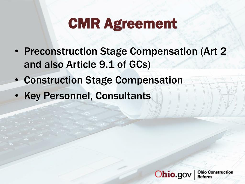 PPT - CMR Contract Documents Jon Walden Manager of Contracts ...