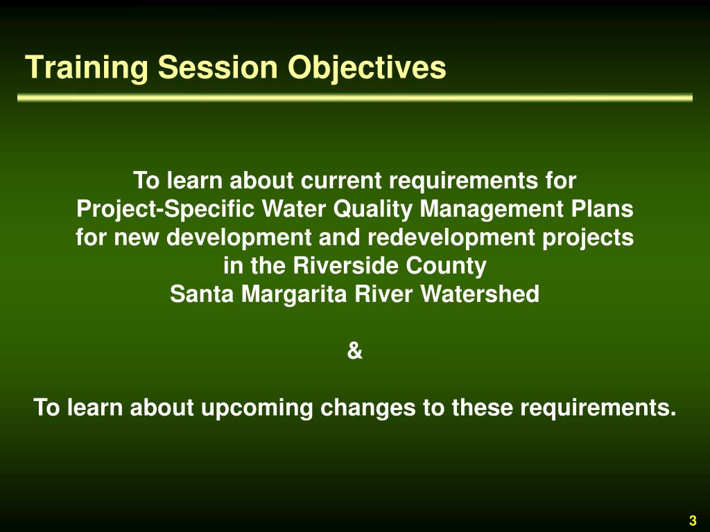 PPT - Water Quality Management Plans for the Santa Margarita Watershed ...