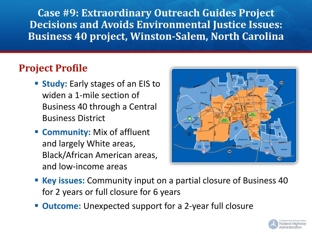 PPT - Environmental Justice and NEPA in the Transportation Arena ...