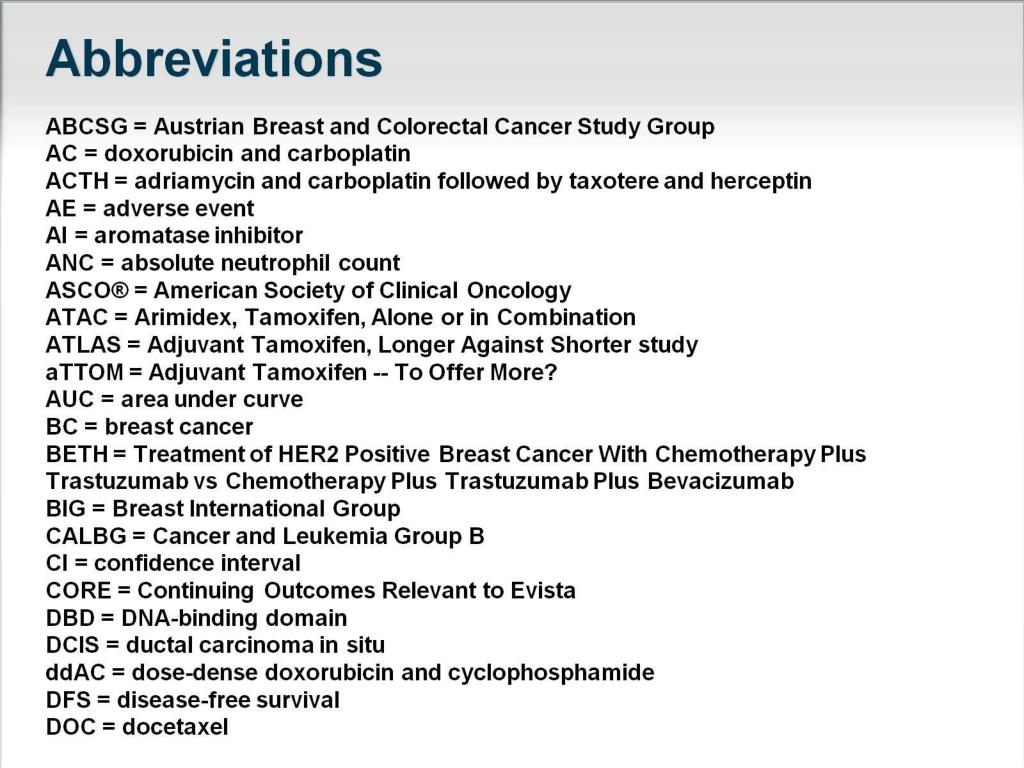 PPT - Breast Cancer Highlights, San Antonio 2013 PowerPoint ...