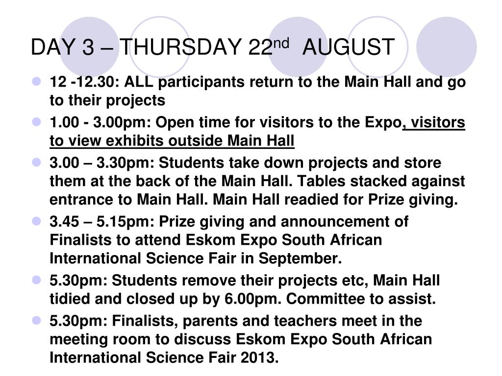 PPT - ESKOM CAPE TOWN EXPO FOR YOUNG SCIENTISTS PowerPoint Presentation ...