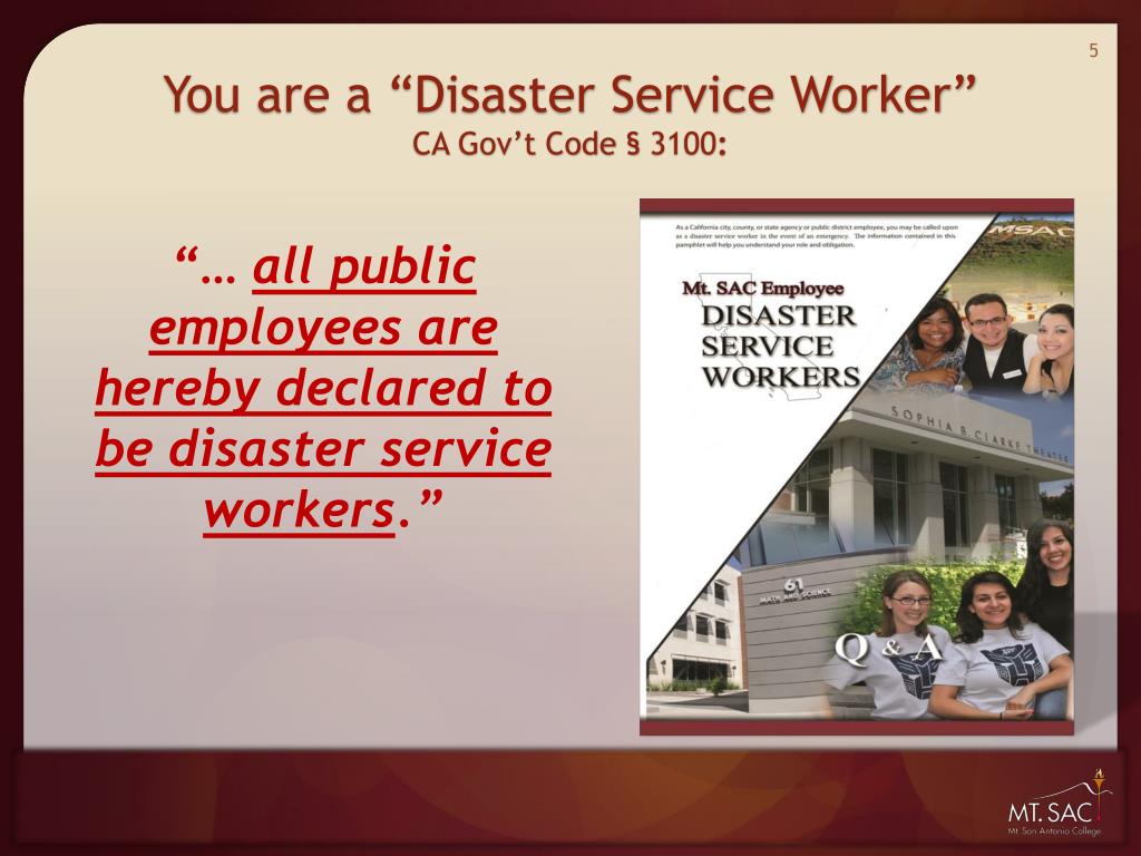 PPT - Mt. San Antonio College Emergency Preparedness Training ...