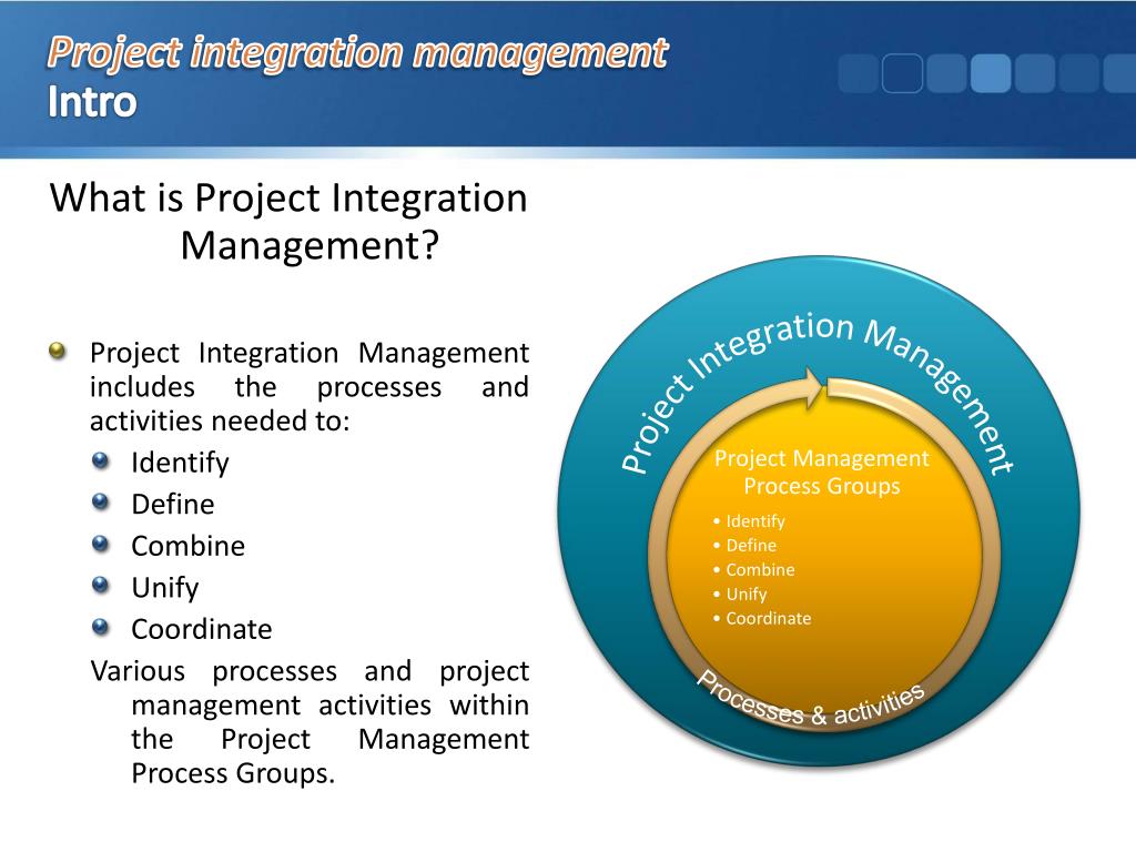 PPT Project Integration Management PowerPoint Presentation ID 1643565