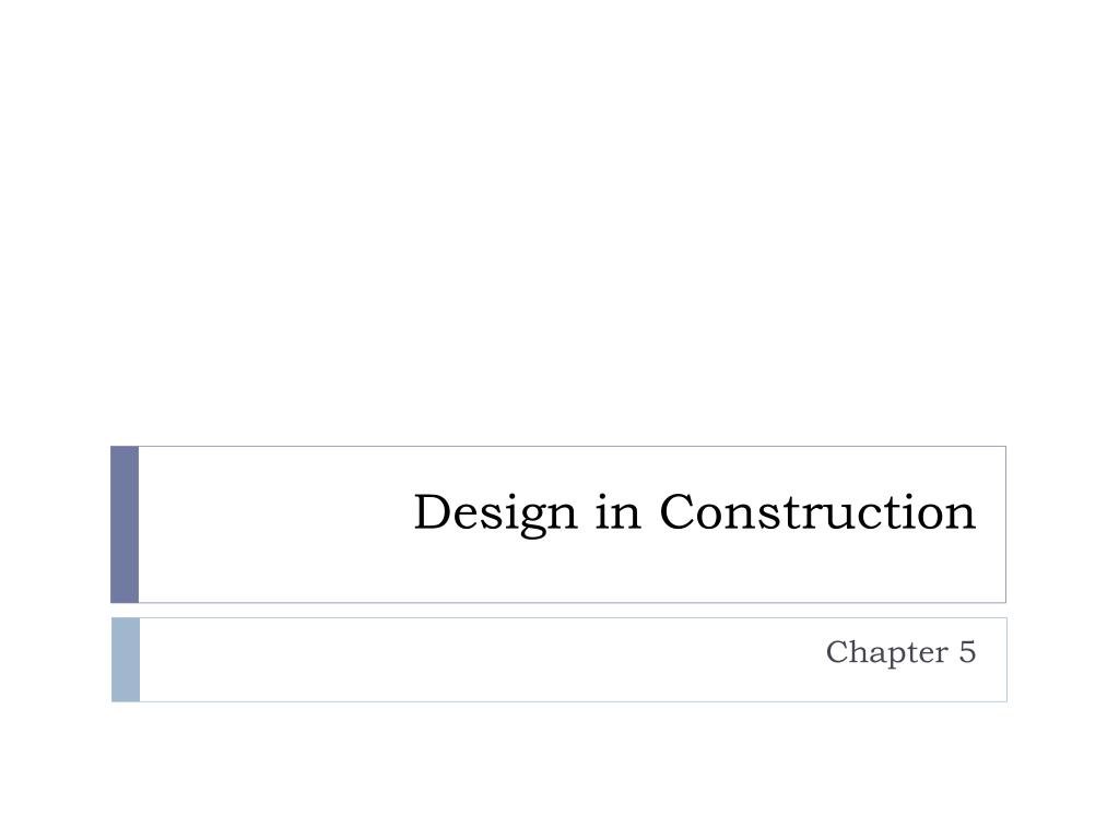 PPT - Design in Construction PowerPoint Presentation, free download ...