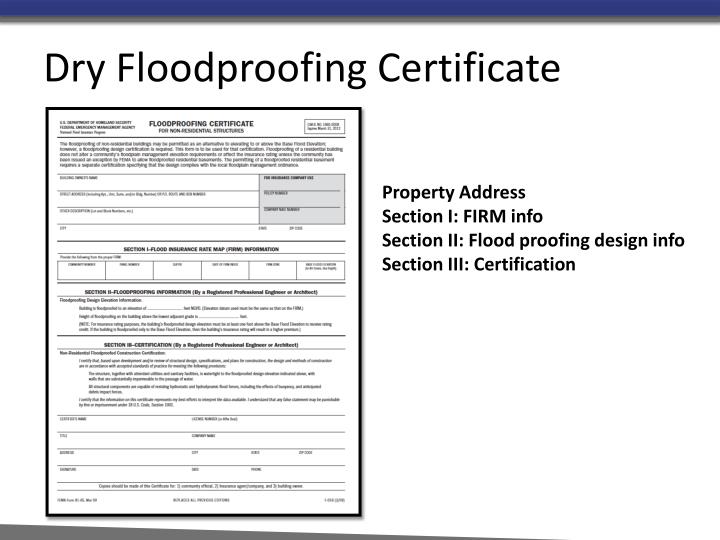 PPT - Understanding Active and Passive Floodproofing Options for Non ...