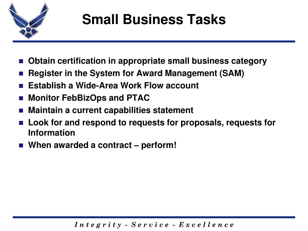 PPT - Beyond Goals - Increasing Opportunities for Small Businesses ...