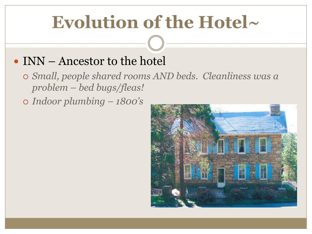 PPT - The Evolution of the Hotel Industry: From Inns to Modern Lodging ...
