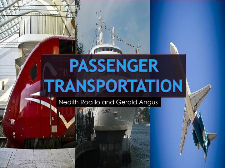 PPT - PASSENGER TRANSPORTATION PowerPoint Presentation, free download ...